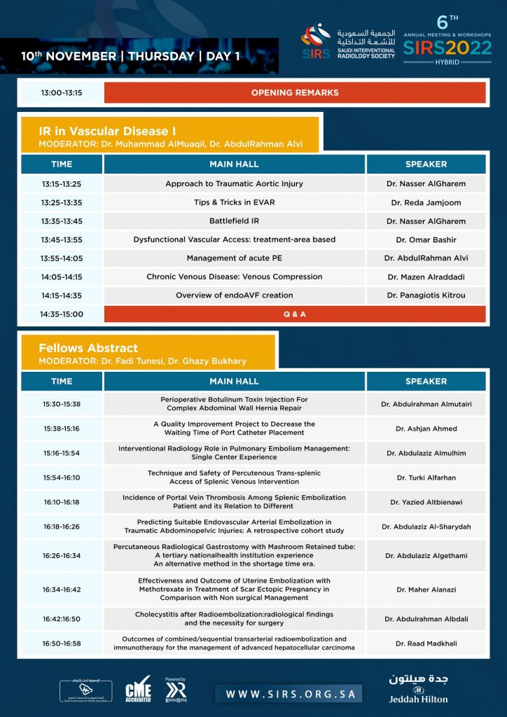 Scientific Program - 7th SIRS ANNUAL CONFERENCE