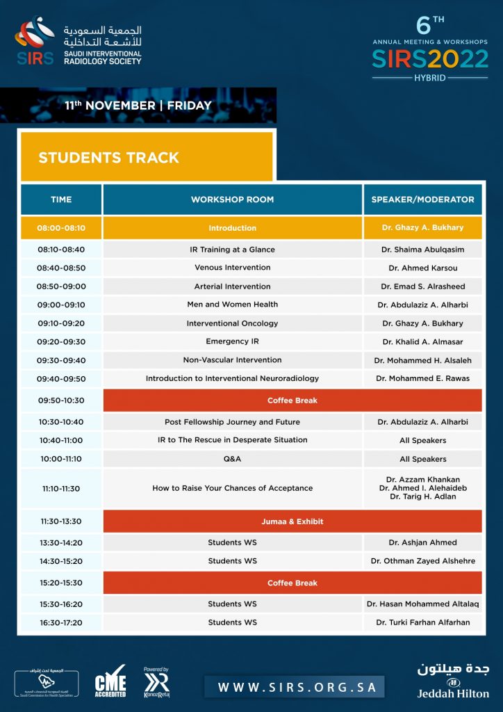 Scientific Program - 7th SIRS ANNUAL CONFERENCE